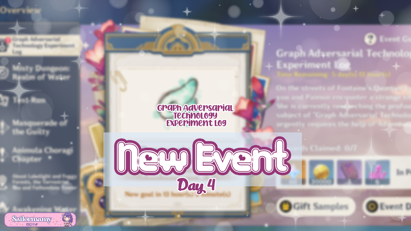 [V4.2] Graph Adversarial Technology Experiment Log - DAY 4 Genshin ...