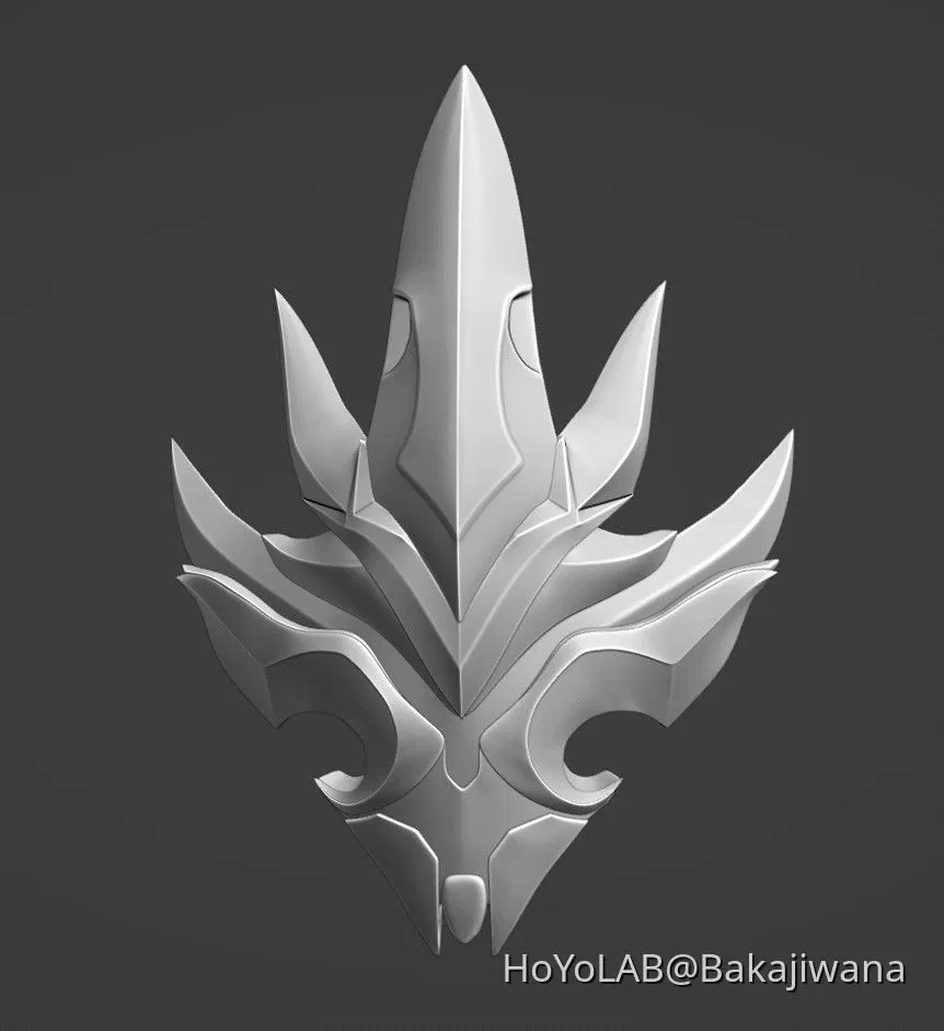 Kalpas Mask 3D Model WIP Honkai Impact 3rd | HoYoLAB