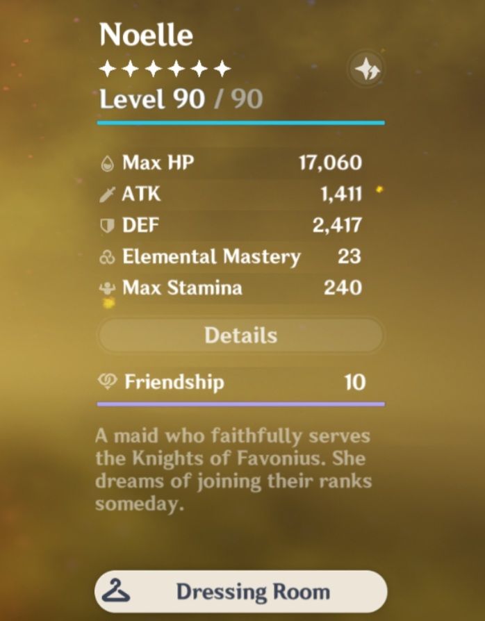 Rate my Noelle Build Genshin Impact | HoYoLAB