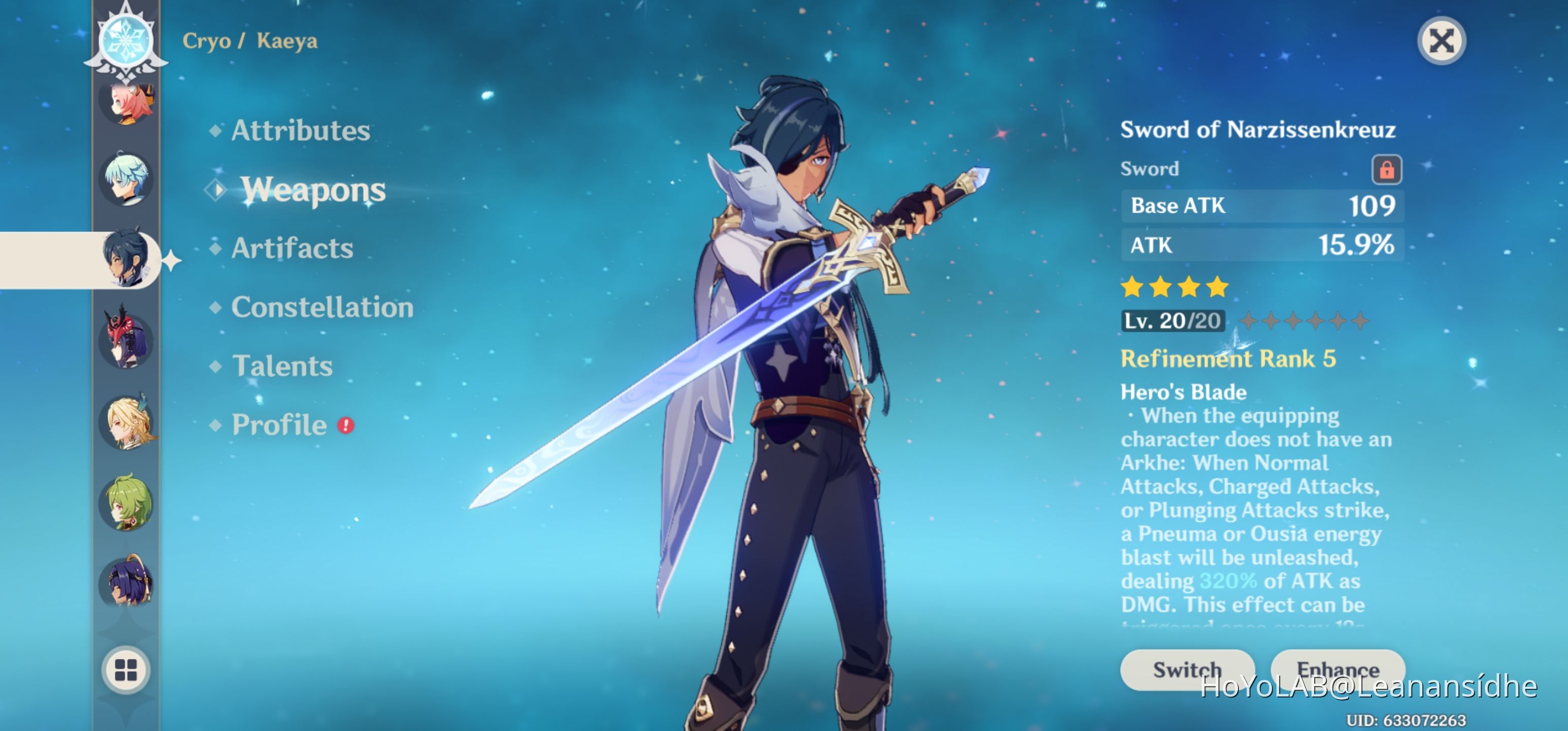 ngl, the free weapon looks pretty good on him Genshin Impact | HoYoLAB