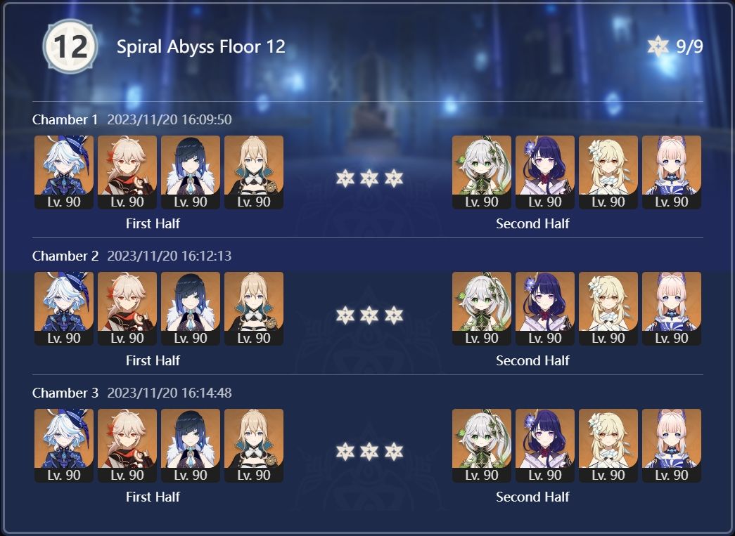Abyss Floor 12 | I ️it Genshin Impact | HoYoLAB