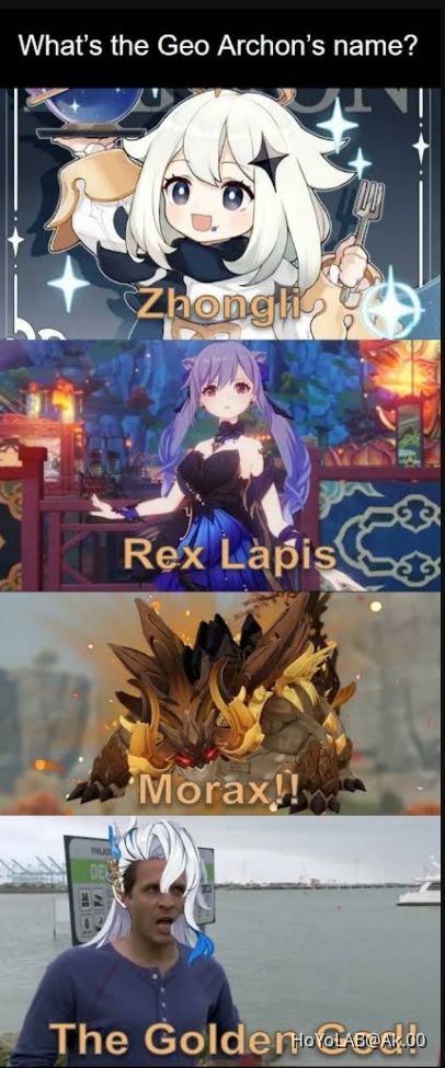 the golden god Genshin Impact | HoYoLAB