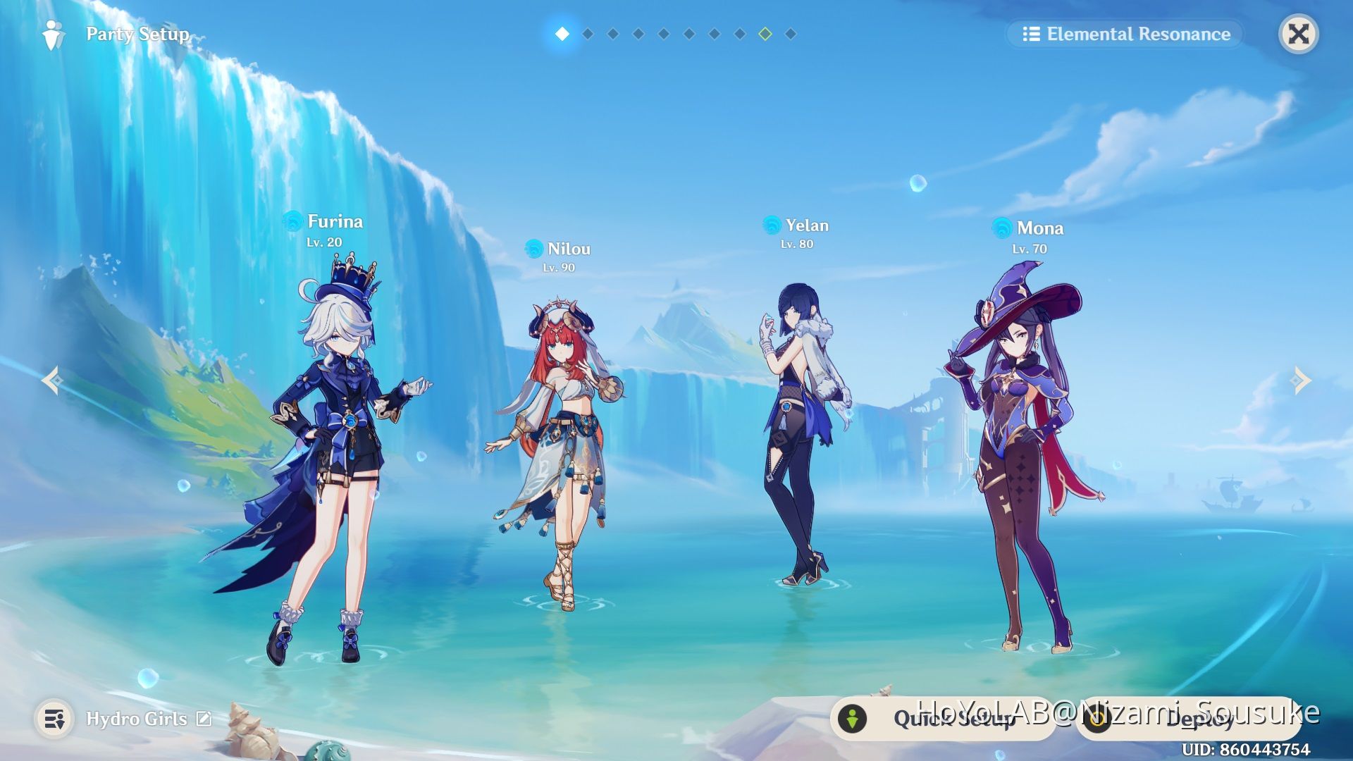 Hydro Girls 🌊 Genshin Impact | HoYoLAB