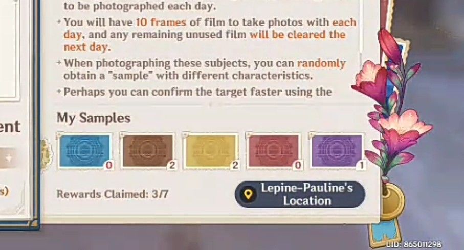 event sample trade? Genshin Impact | HoYoLAB