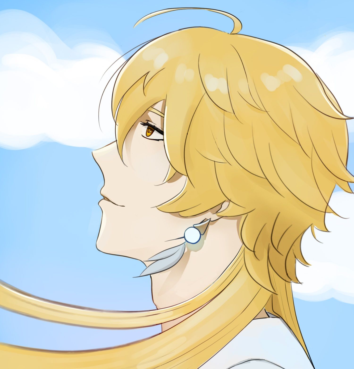 A quick sketch of Aether Genshin Impact | HoYoLAB