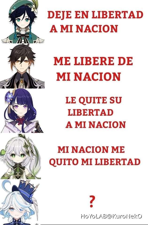 aquí les dejo unos par de memes que me robe Genshin Impact | HoYoLAB