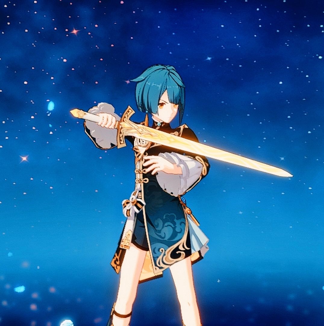Gotta say, this sword is incredibly aesthetically pleasing Genshin ...