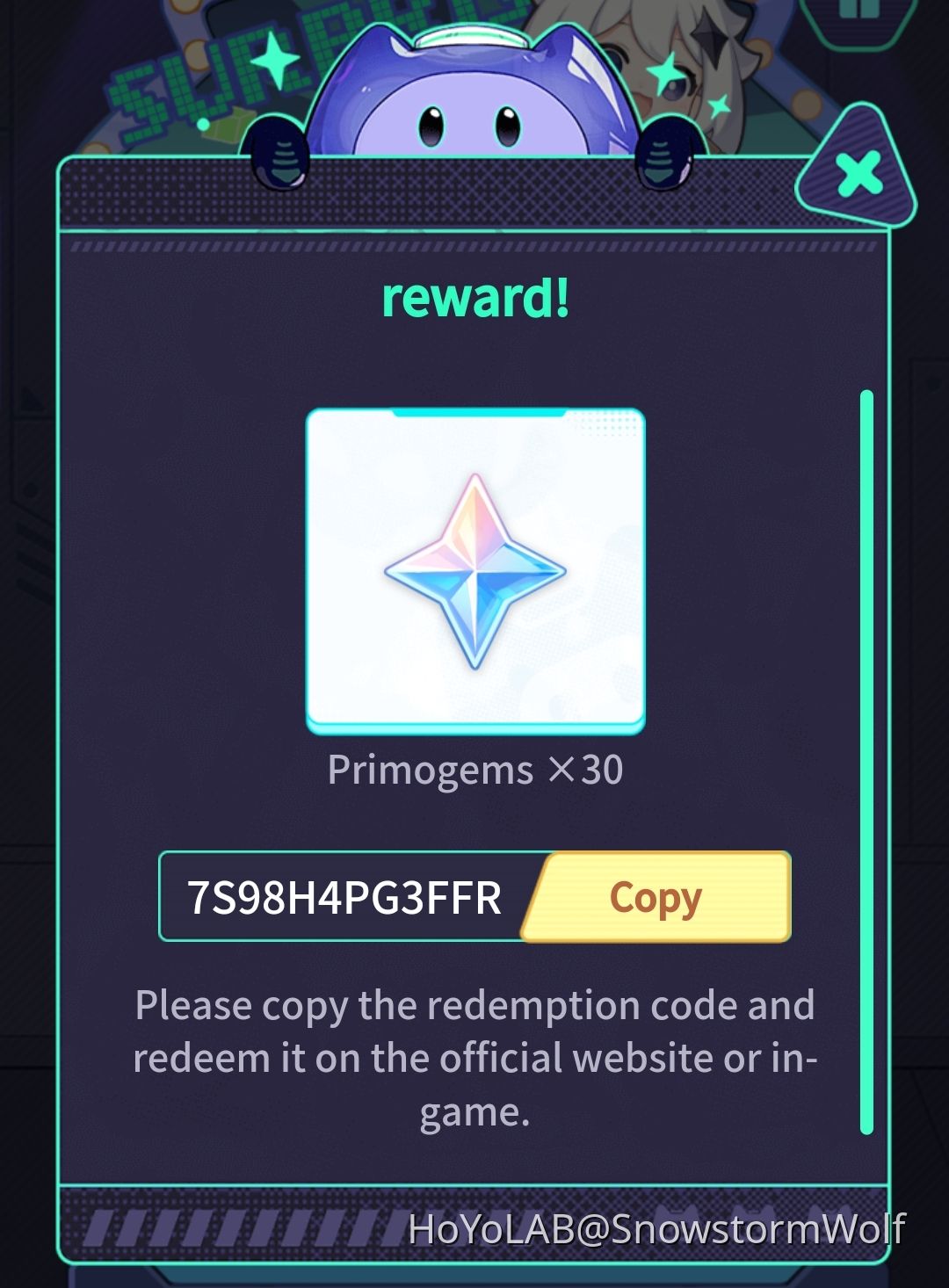 RANDOM CODE FROM MIMO TRAVELS Honkai: Star Rail | HoYoLAB