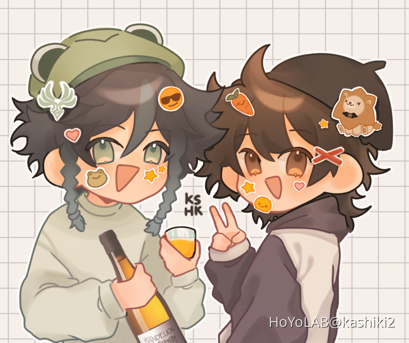 I draw my persona with Ventii! Genshin Impact | HoYoLAB