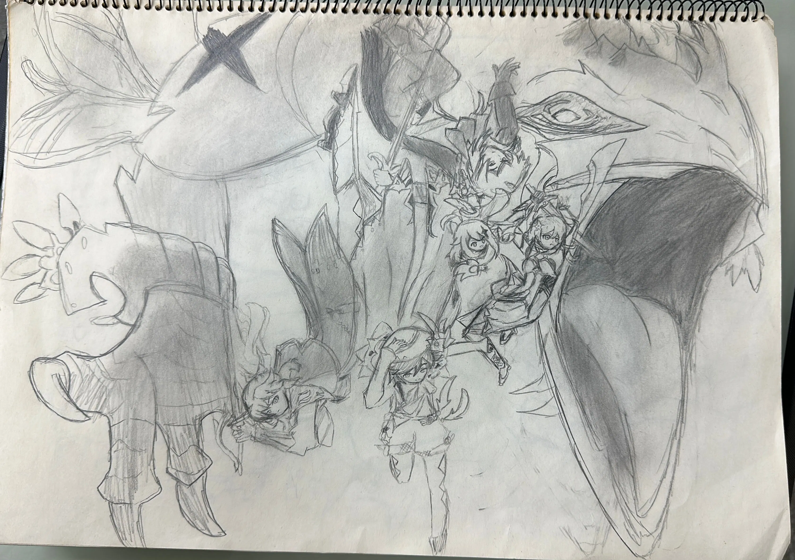 원신 일러스트 모작 Genshin Impact | HoYoLAB