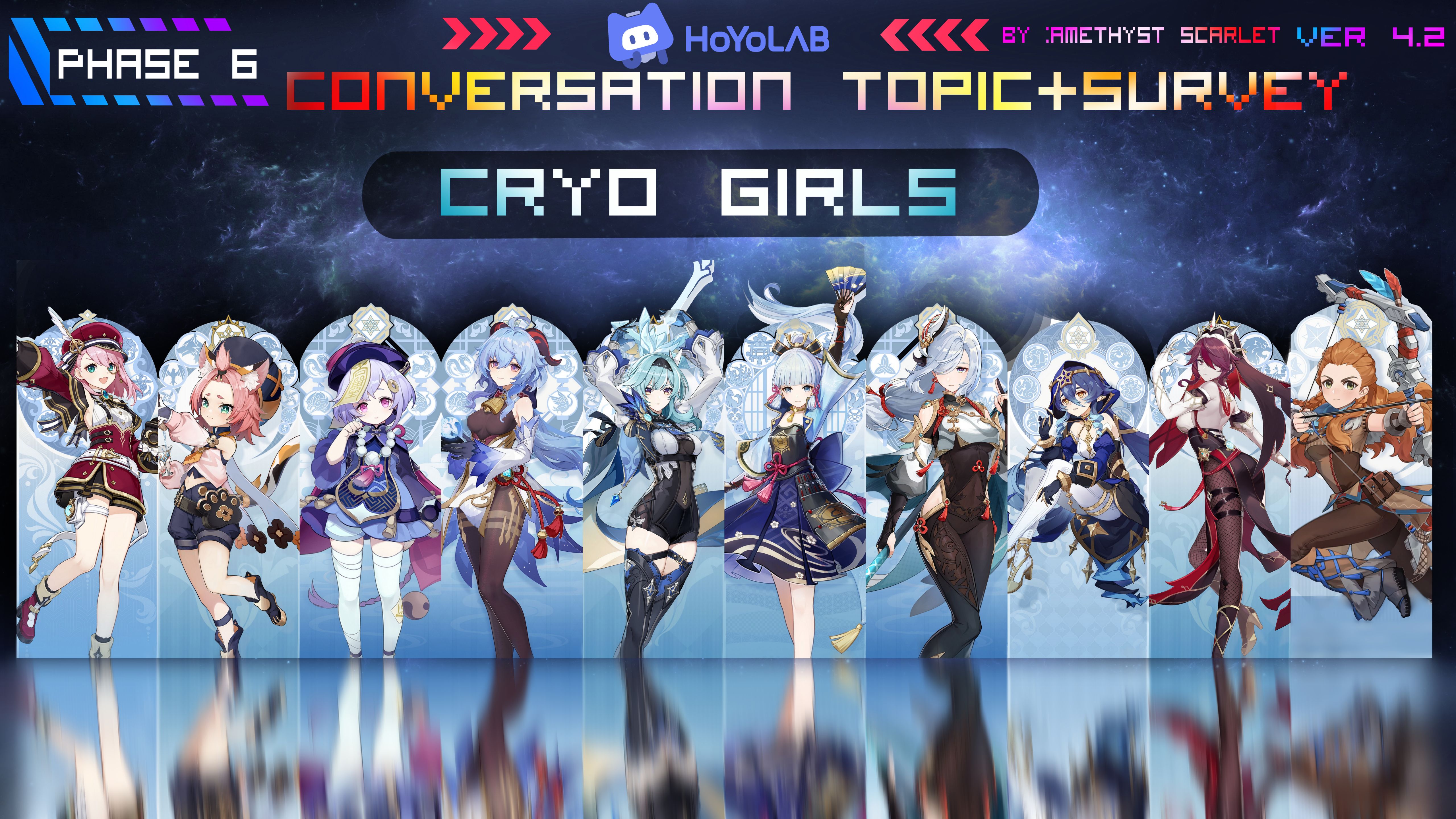 [ Conversation Topic Phase 6 Cryo Girls ] Genshin Impact | HoYoLAB