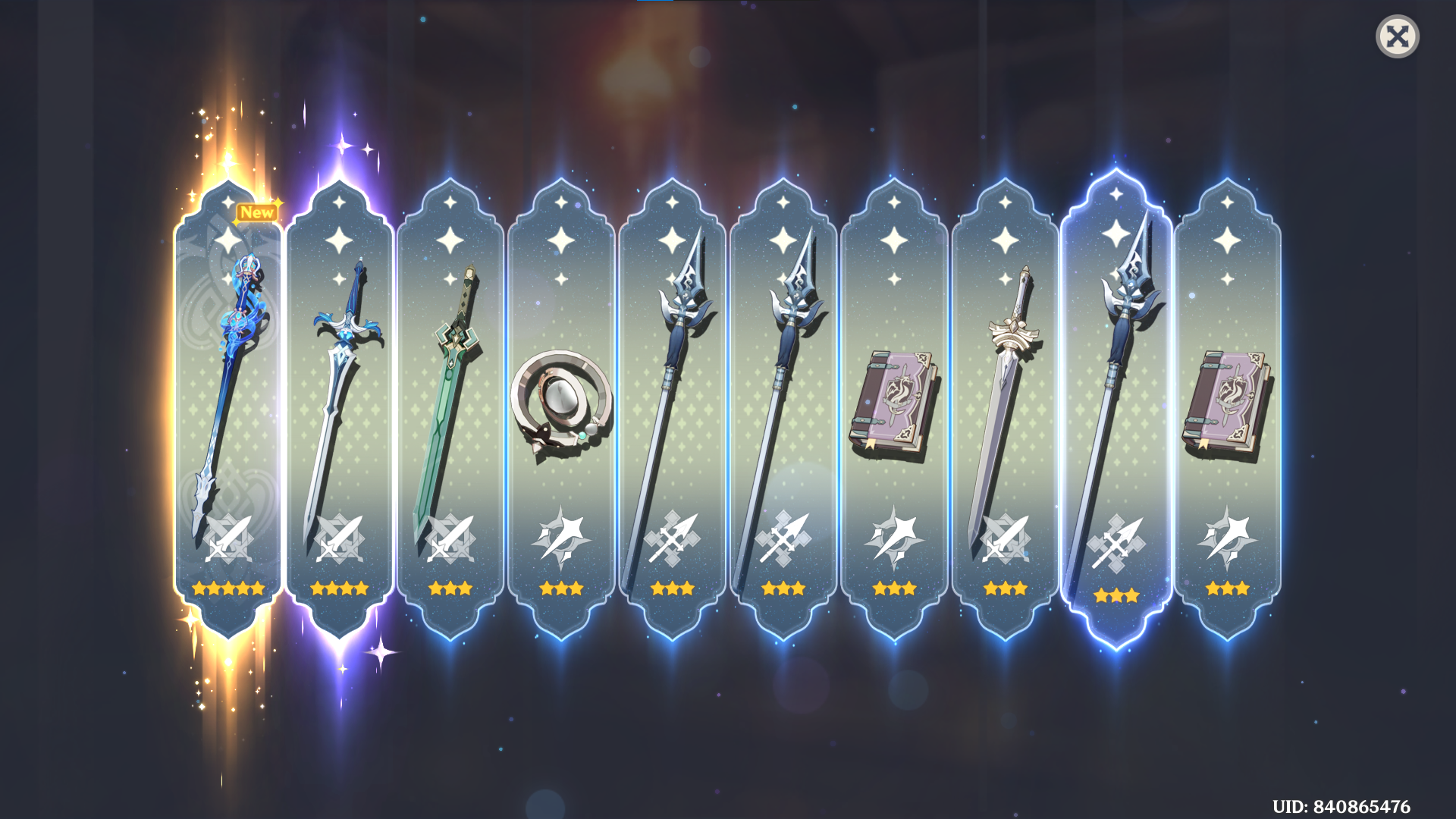 Got Furina's signature weapon for 80th lifetime pulls (60th lifetime ...