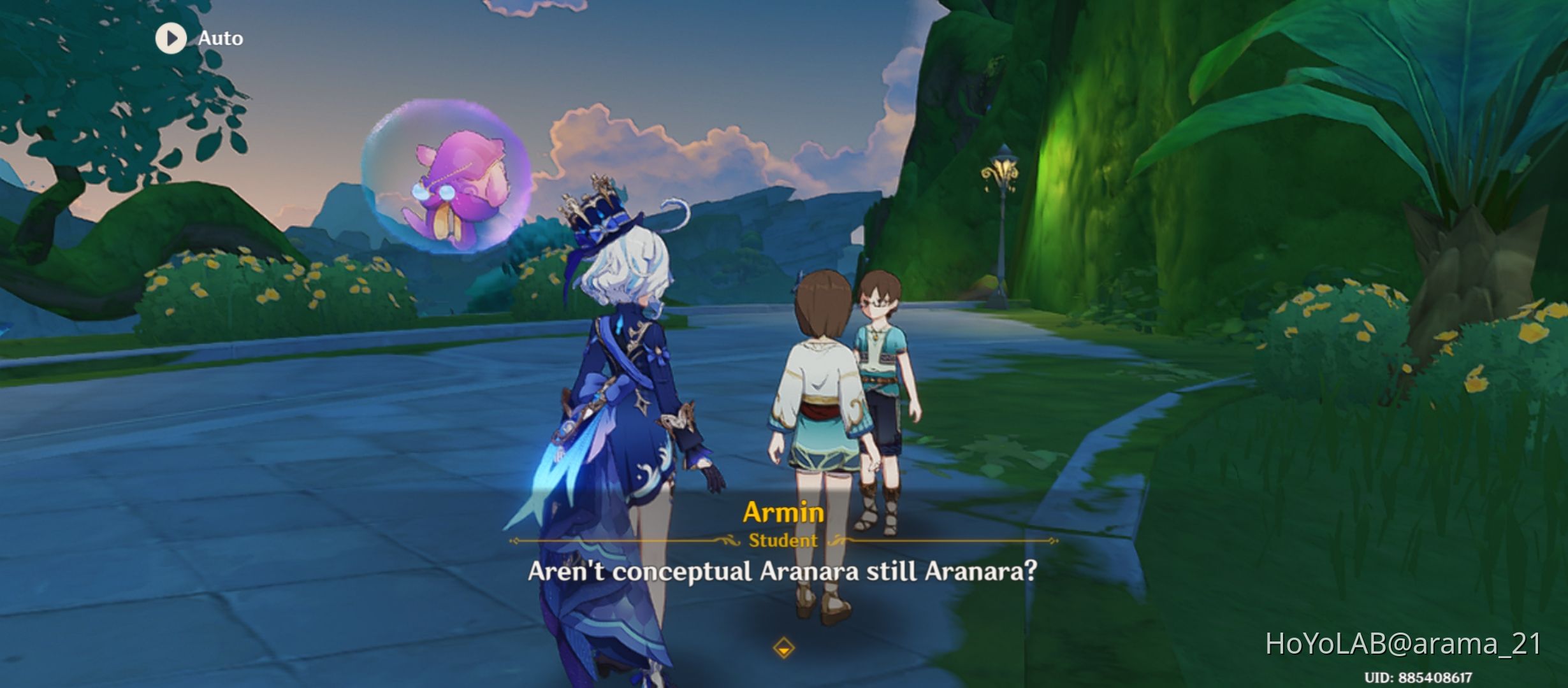 So nice to see that the kids are still being taught about Aranaras in schools at Sumeru Genshin ...