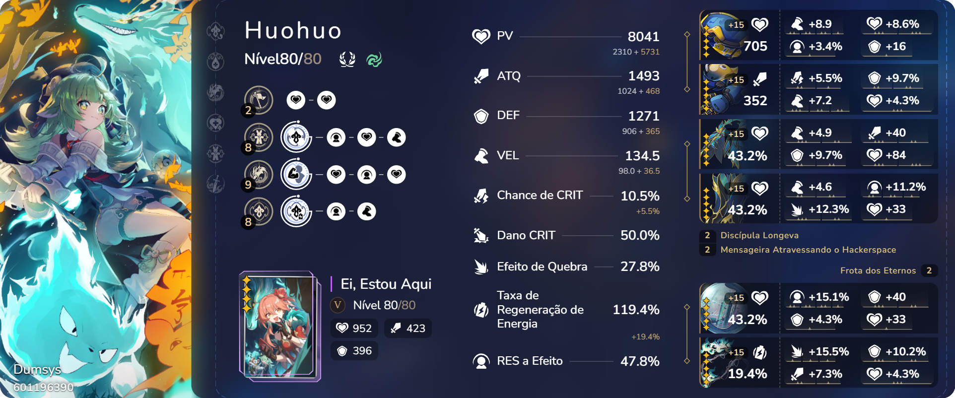 Huo Huo build! Como que ficou? Honkai: Star Rail | HoYoLAB