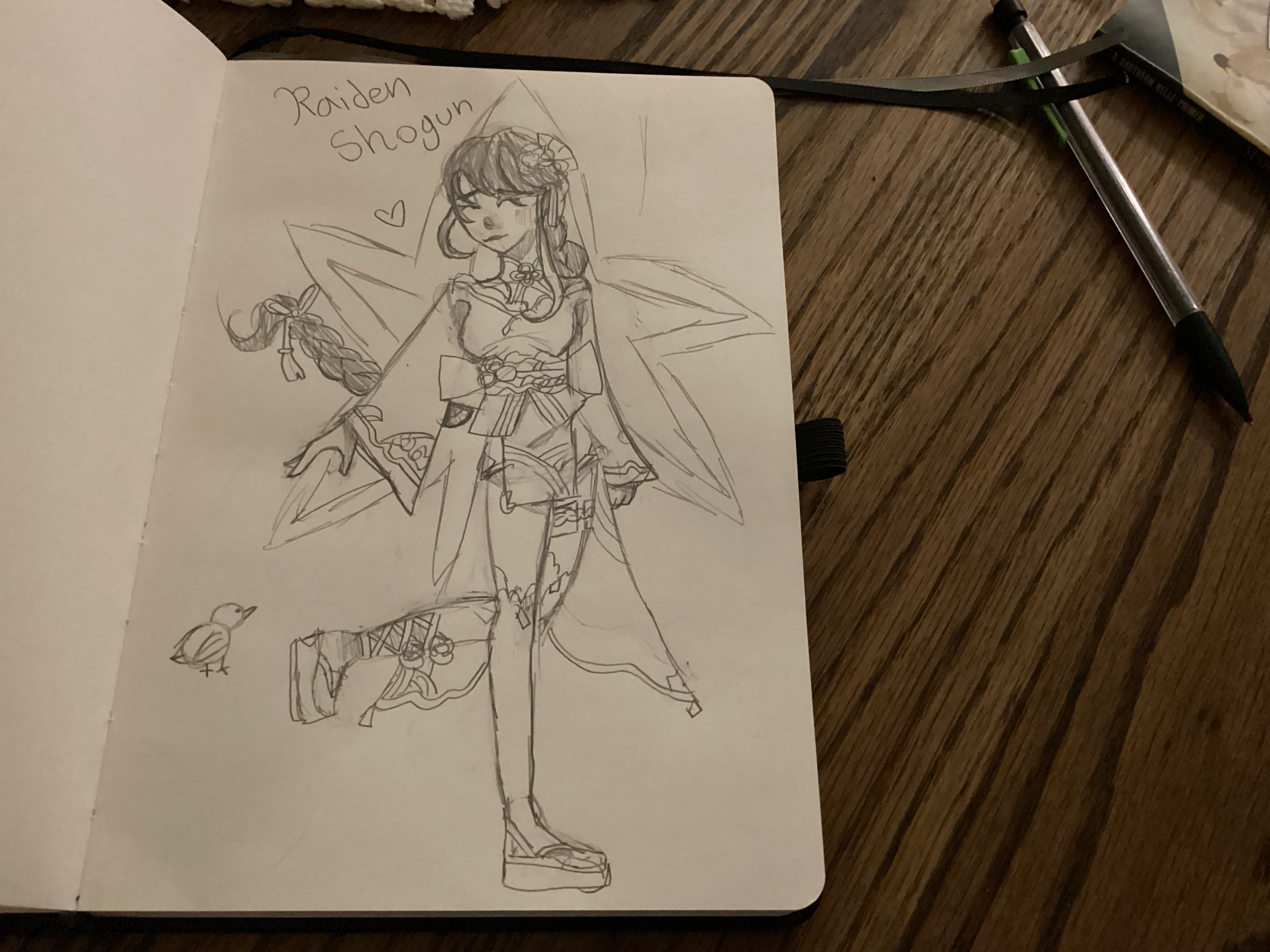 Little raiden drawing Genshin Impact | HoYoLAB