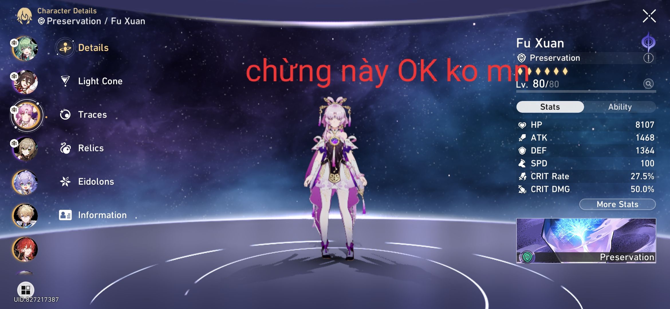 ko phải Qinque main nhưng vì game bắt làm thế Honkai: Star Rail | HoYoLAB