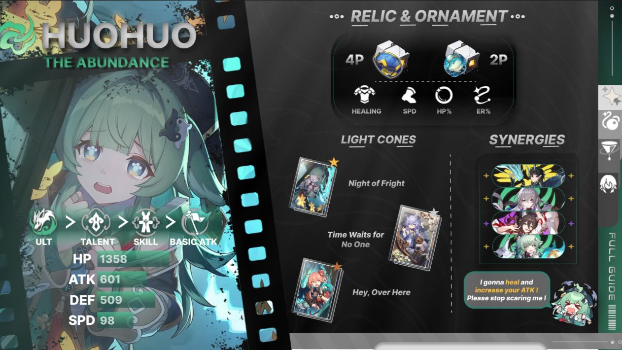 Everything about : Huohuo | Character Guide / Build | Honkai: Star Rail 1.5 Honkai: Star Rail ...