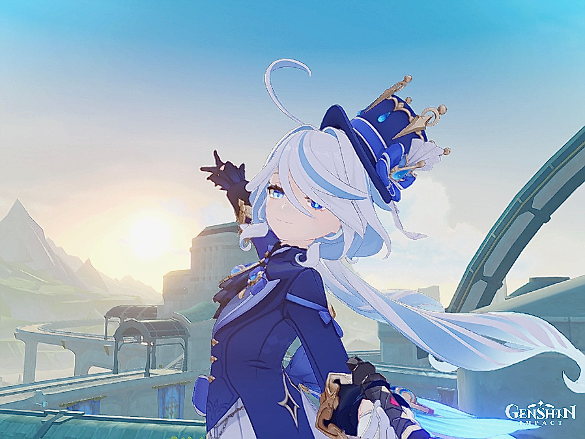 furina takes two selfies Genshin Impact | HoYoLAB
