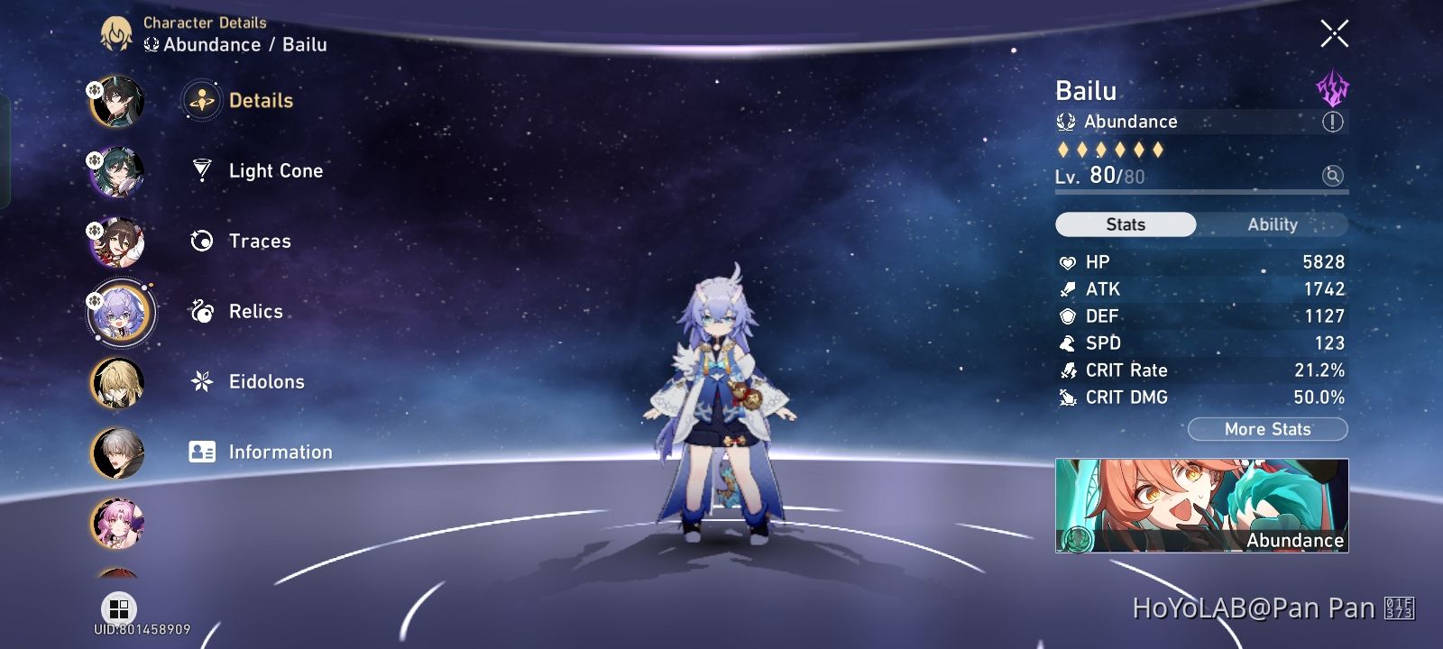 Fully Support Bailu ( Sharing my build character). Honkai: Star Rail ...