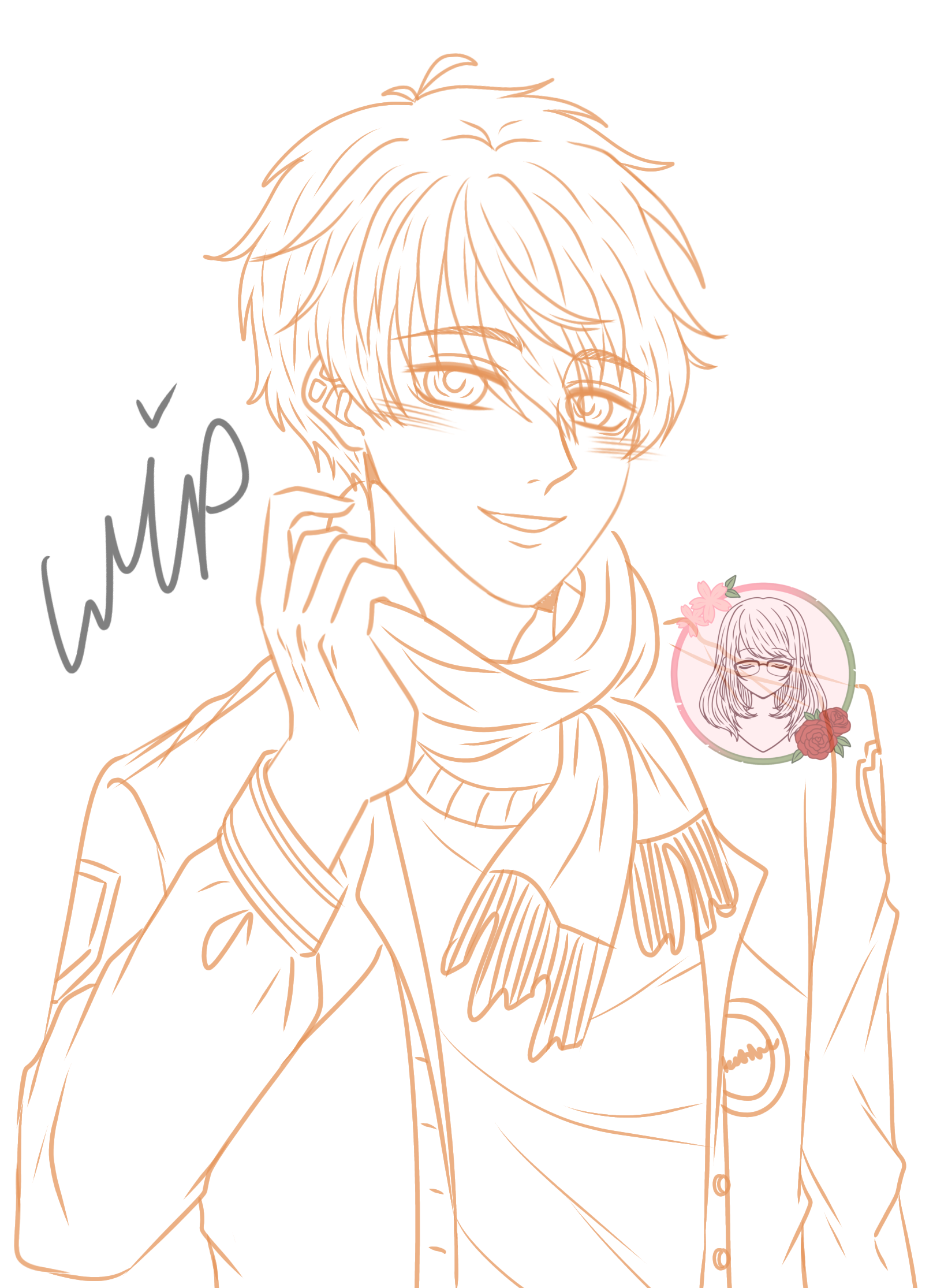 WIP ~ Tot Luke bday art 🧡 Tears of Themis | HoYoLAB