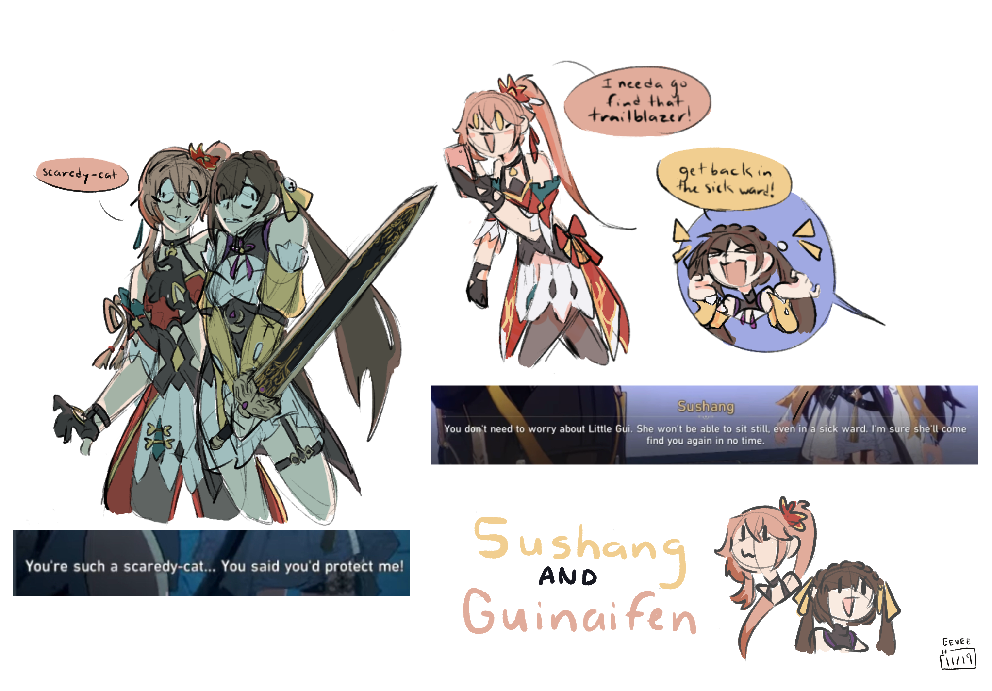 Sushang and Guinaifen Honkai: Star Rail | HoYoLAB