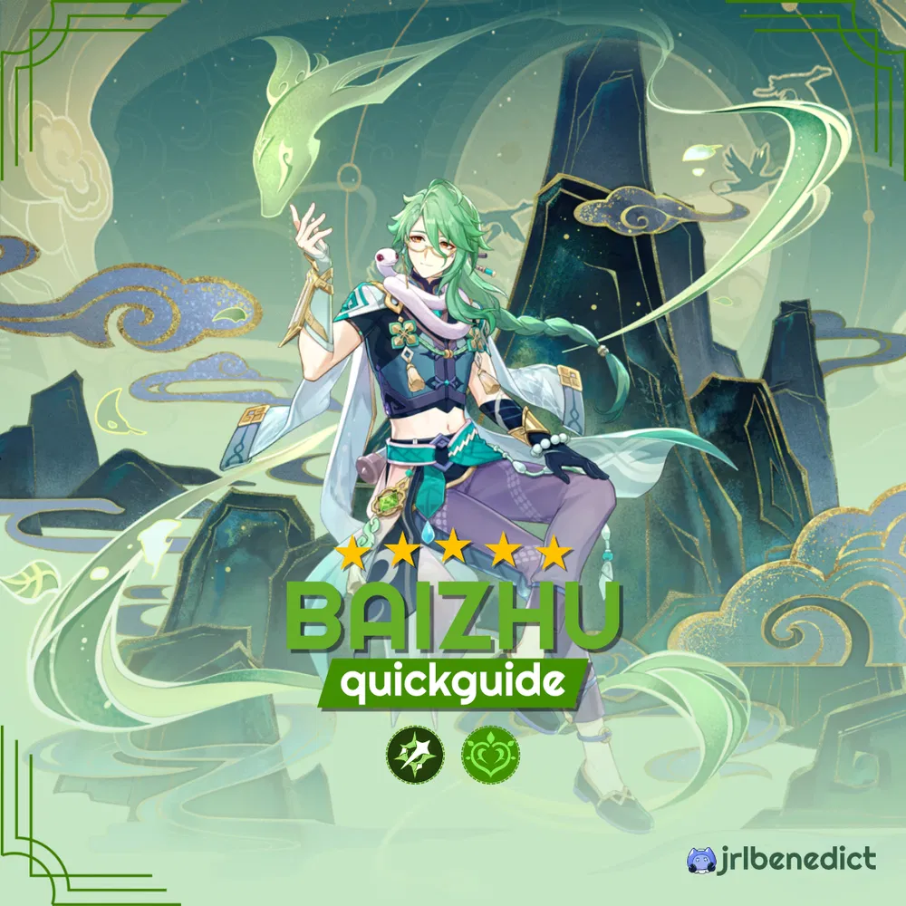 Baizhu Build Quickguide | Genshin Impact (Ver 4.2) Genshin Impact | HoYoLAB