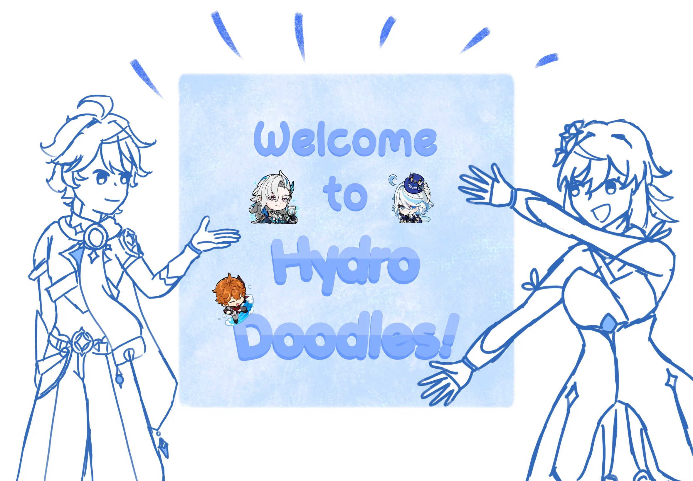 Hydro Doodles Introduction Genshin Impact | HoYoLAB