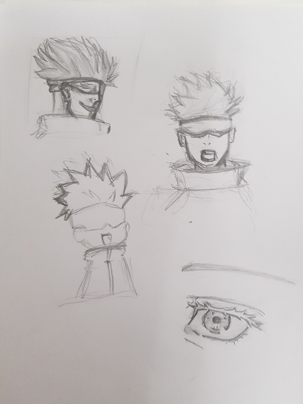 I drew Gojo~ | HoYoLAB