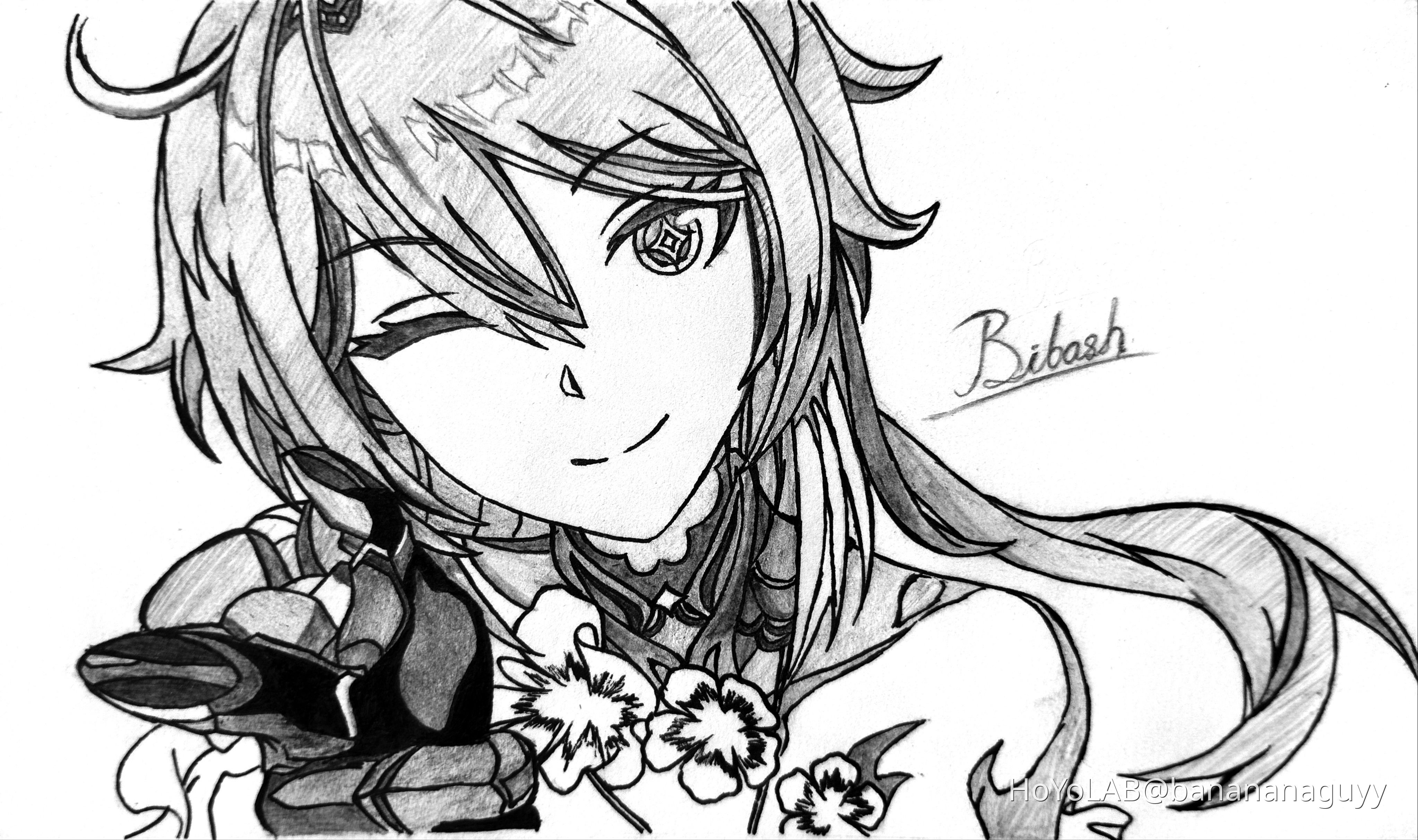 I draw Kiana Honkai Impact 3rd | HoYoLAB