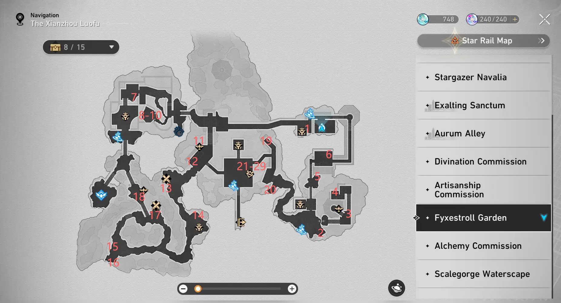 flooded forest mining spots