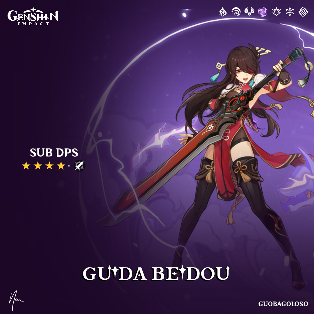 GuobaPills | Beidou Genshin Impact | HoYoLAB