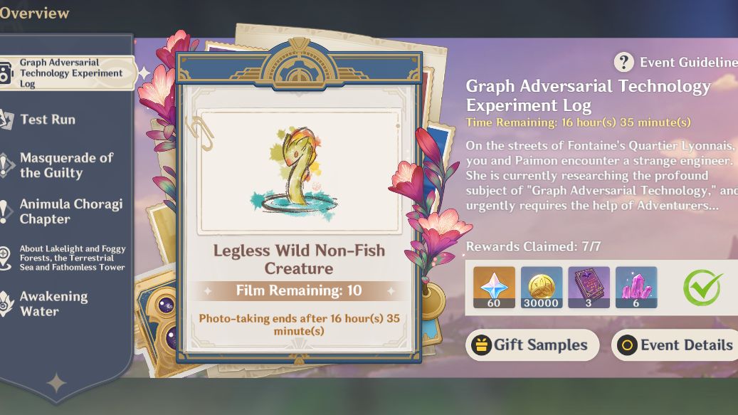 EVENT Day 7 - Graph Adversarial Technology Experiment Log Genshin ...