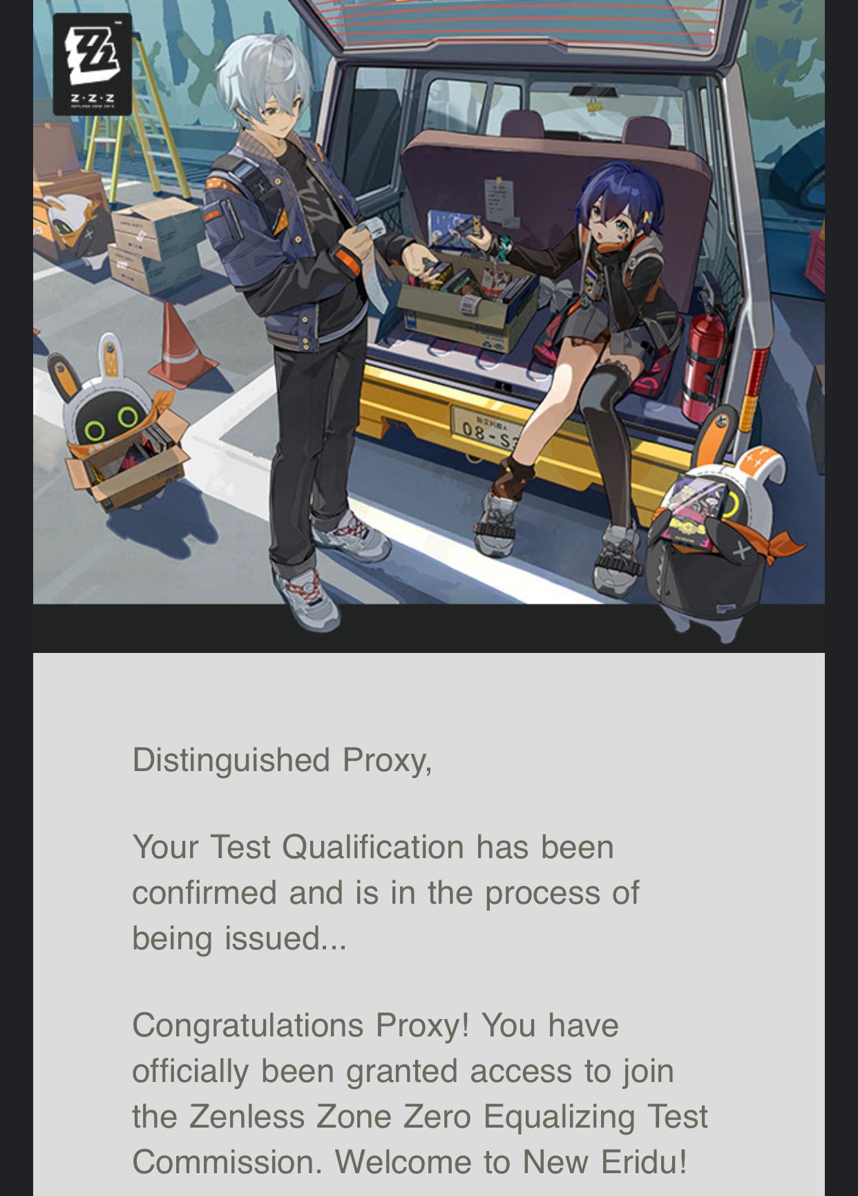 YAY I GOT INTO THE ZzZ BETA!!! Zenless Zone Zero | HoYoLAB