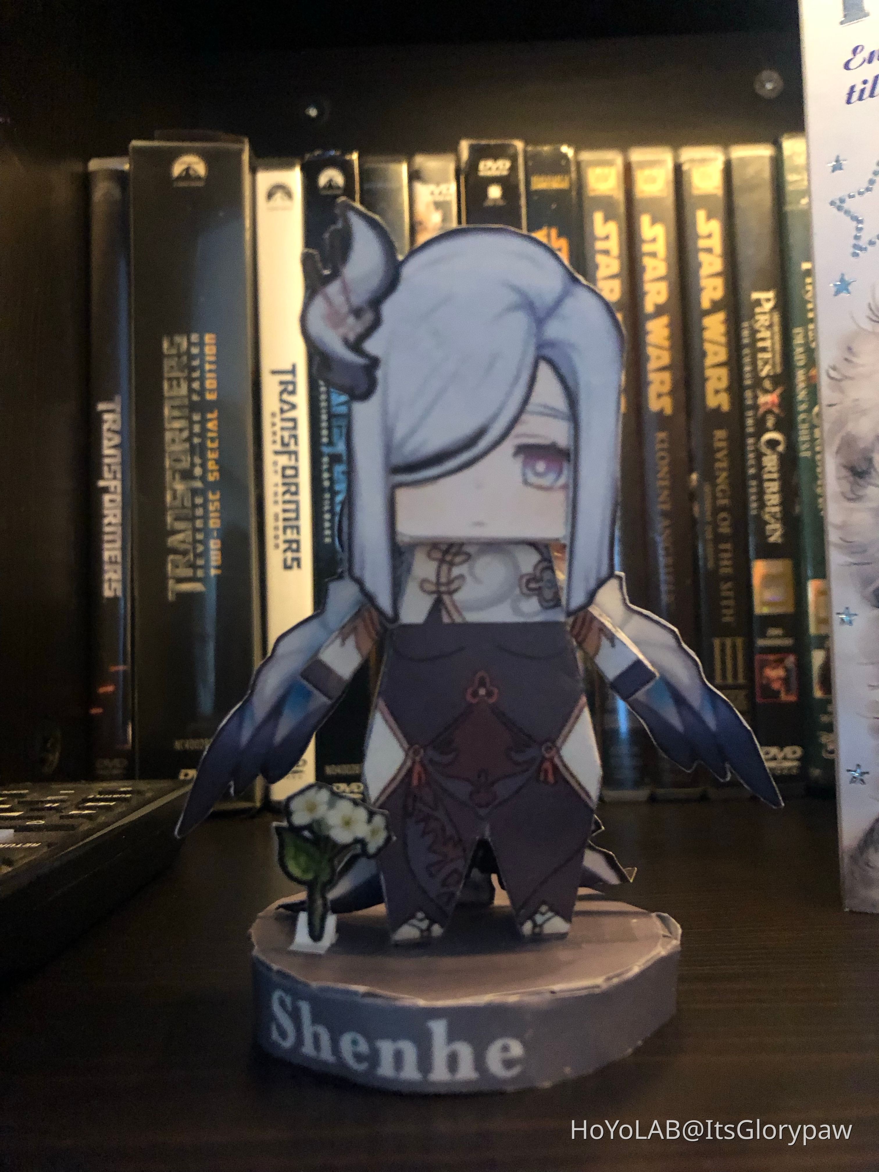 Made a small Shenhe papercraft :) Genshin Impact | HoYoLAB