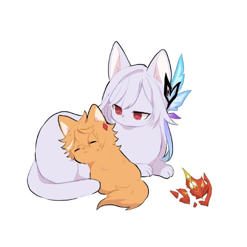 Персонажи в виде животных 🐾 Автор: nasuka_gee Genshin Impact | HoYoLAB