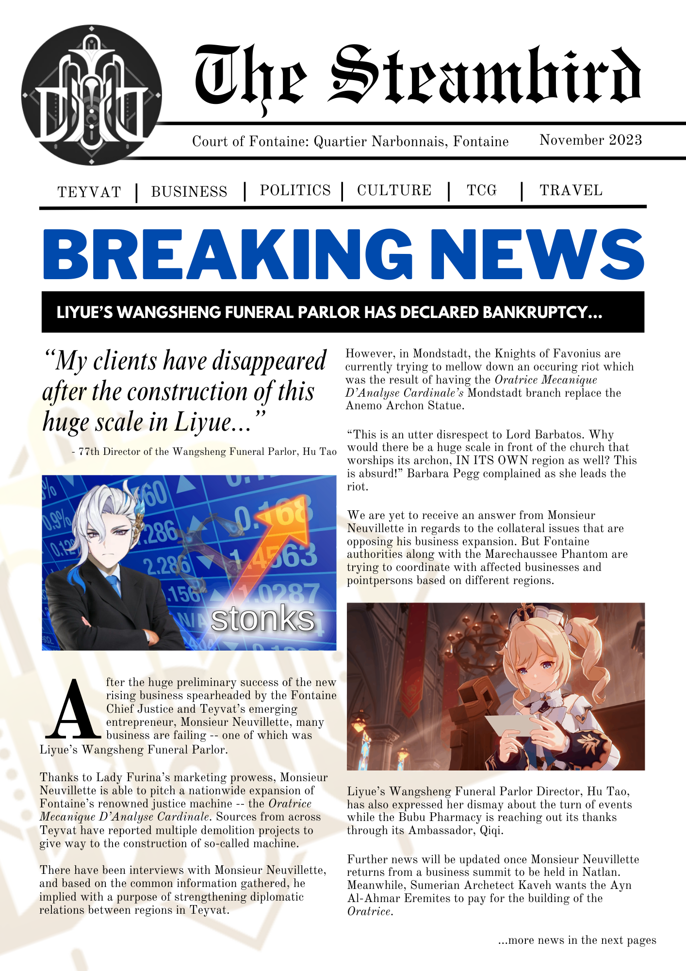 BREAKING NEWS! Genshin Impact | HoYoLAB
