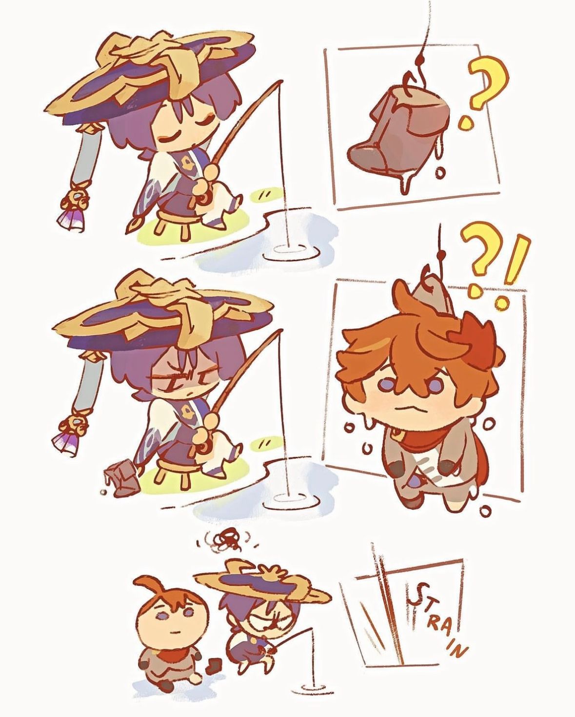 Scara goes fishing… 🎣 Genshin Impact | HoYoLAB