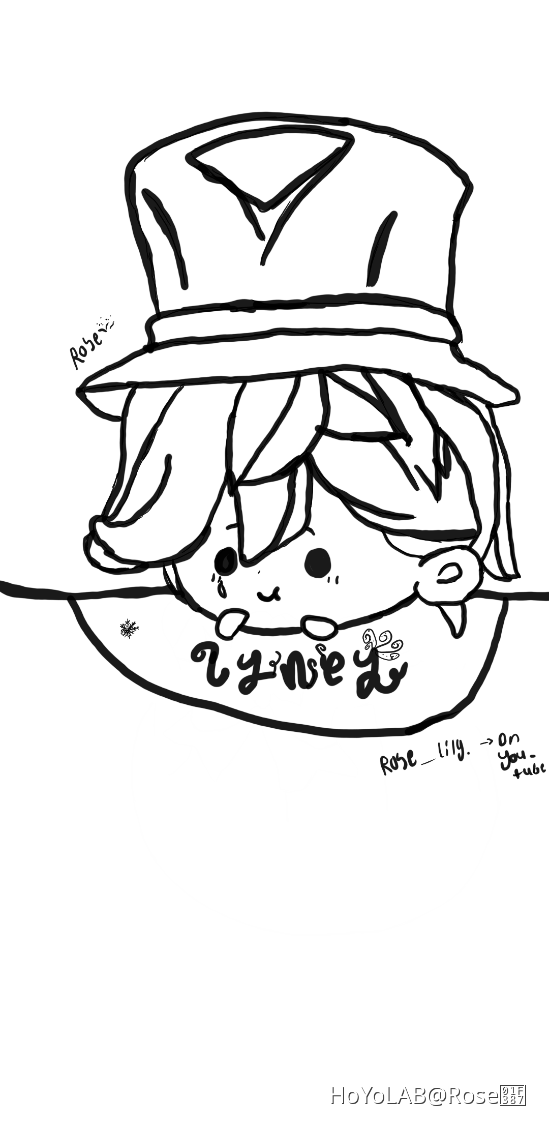 Lyney art/drawing. Chibi Lyney. Genshin Impact | HoYoLAB