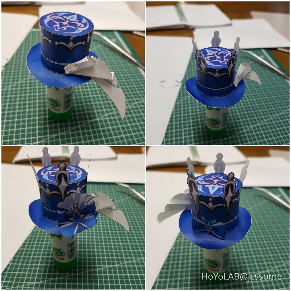 (Papercraft) Furina\'s hat (include Drawings) Genshin Impact | HoYoLAB