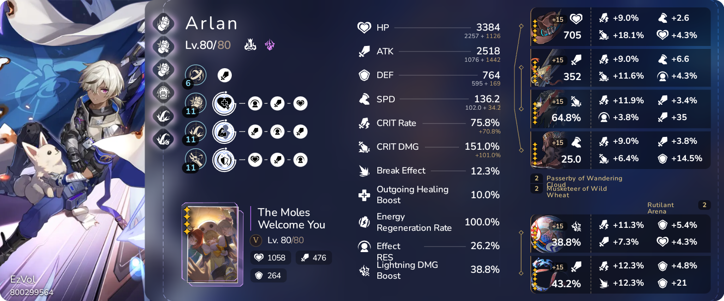 Arlan build!? Honkai: Star Rail | HoYoLAB