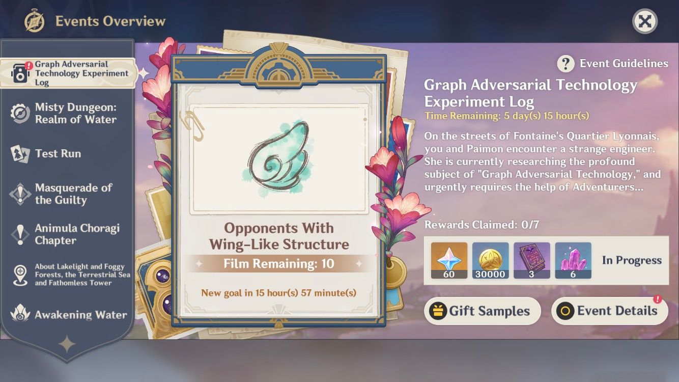 Graph Adversarial Technology Experiment Log Genshin Impact | HoYoLAB