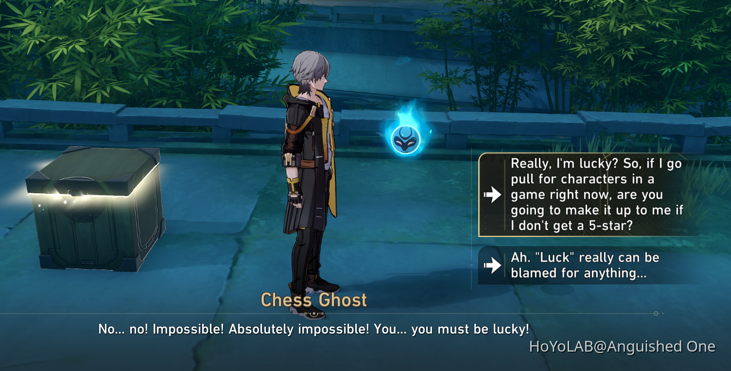 I love the absurdism, meta-humor (and hidden quests) in HSR Honkai ...