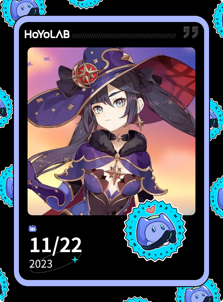 11/22 Diary -# My Character Building Diary | HoYoLAB