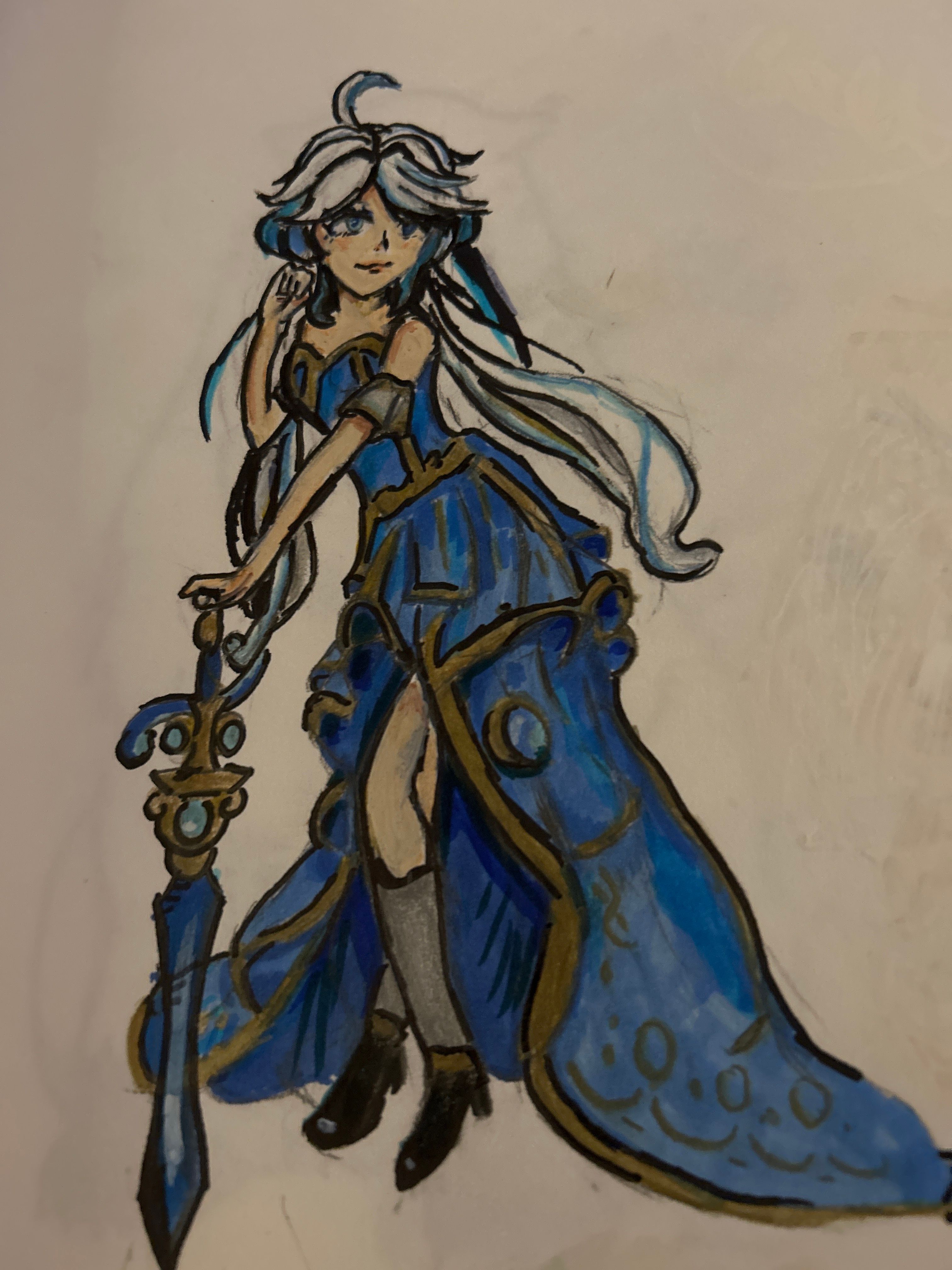 Furina in a dress Genshin Impact | HoYoLAB