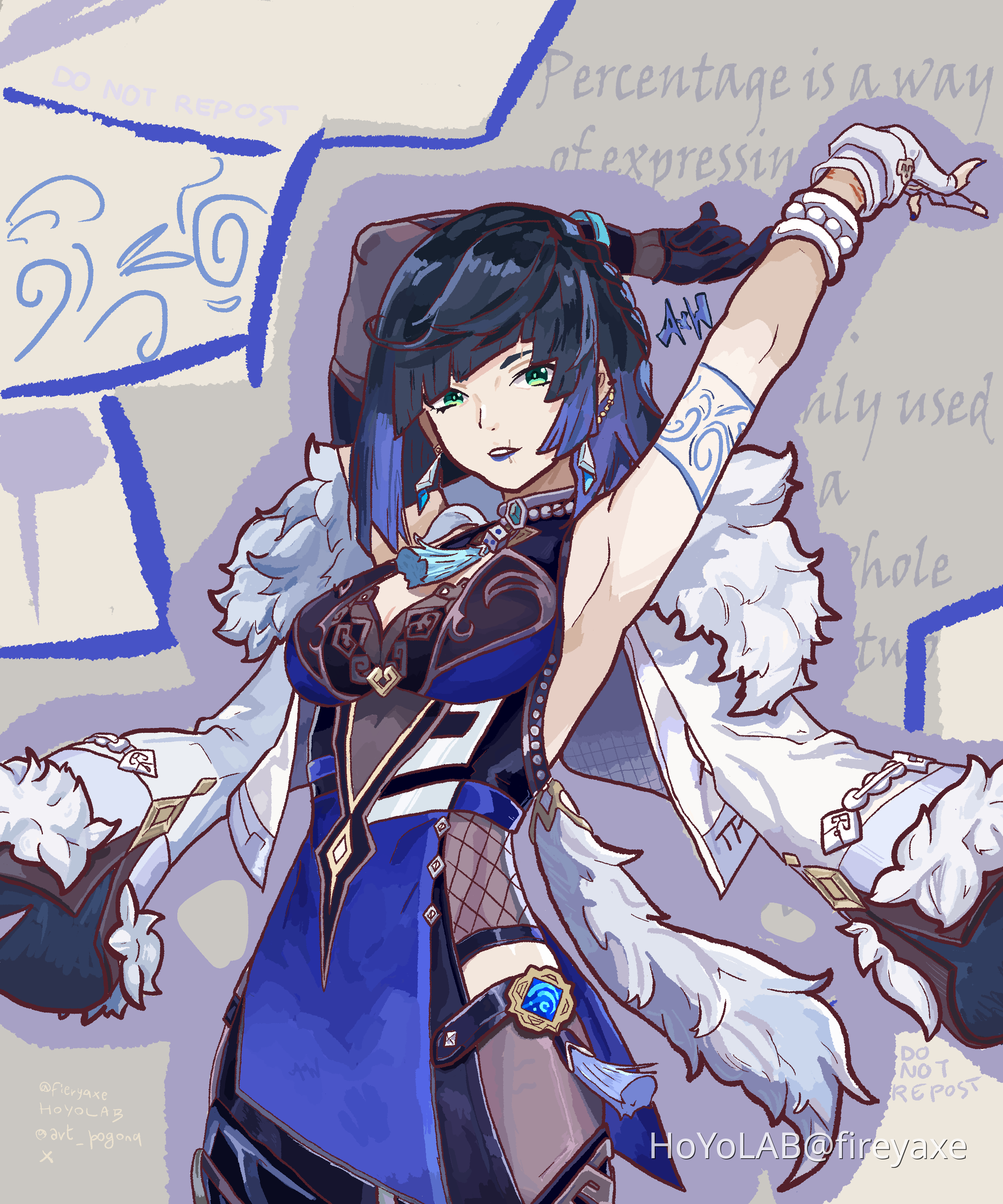 Yelan fanart! Genshin Impact | HoYoLAB