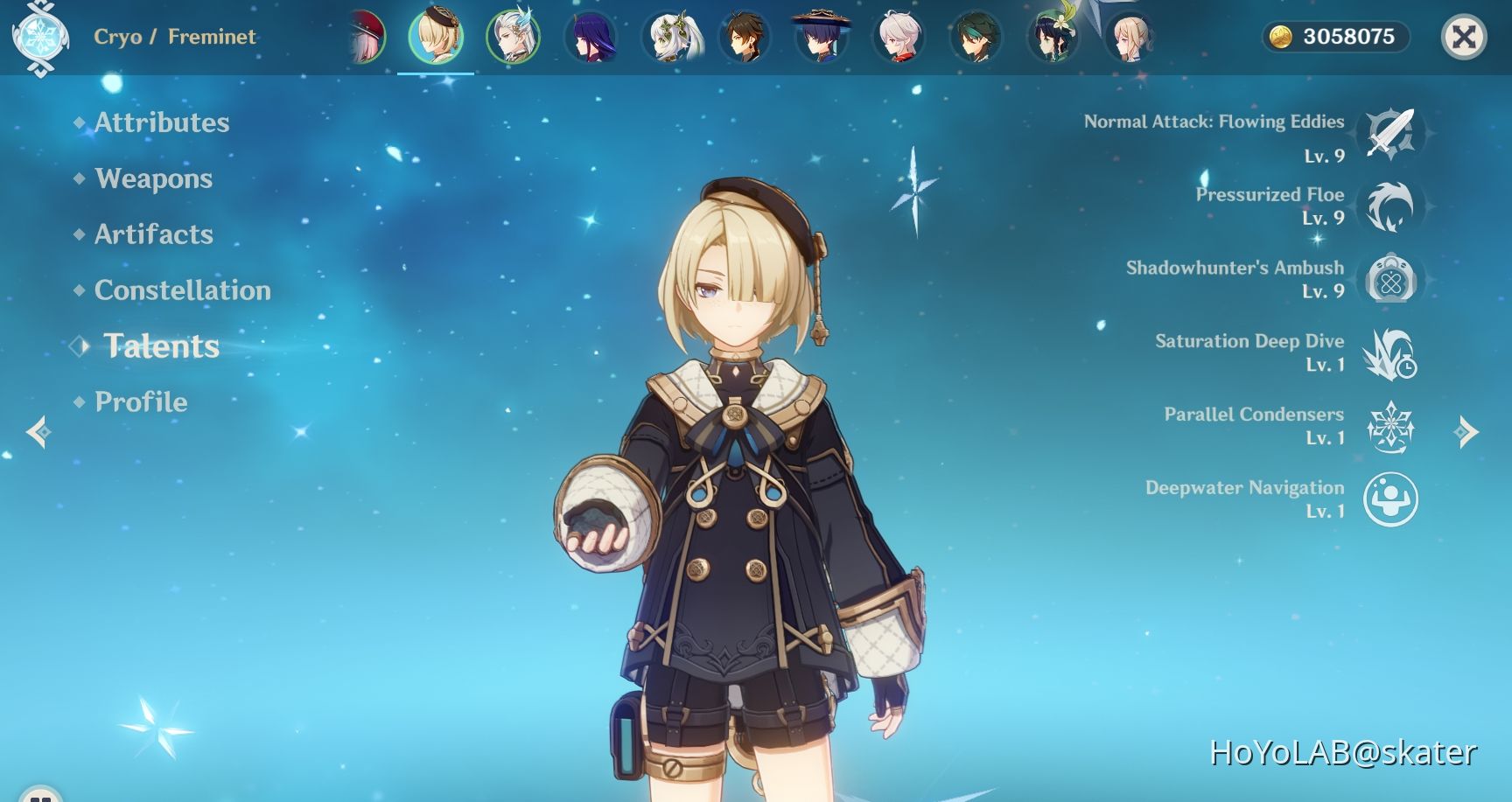 Freminet Main b4 the event Genshin Impact | HoYoLAB