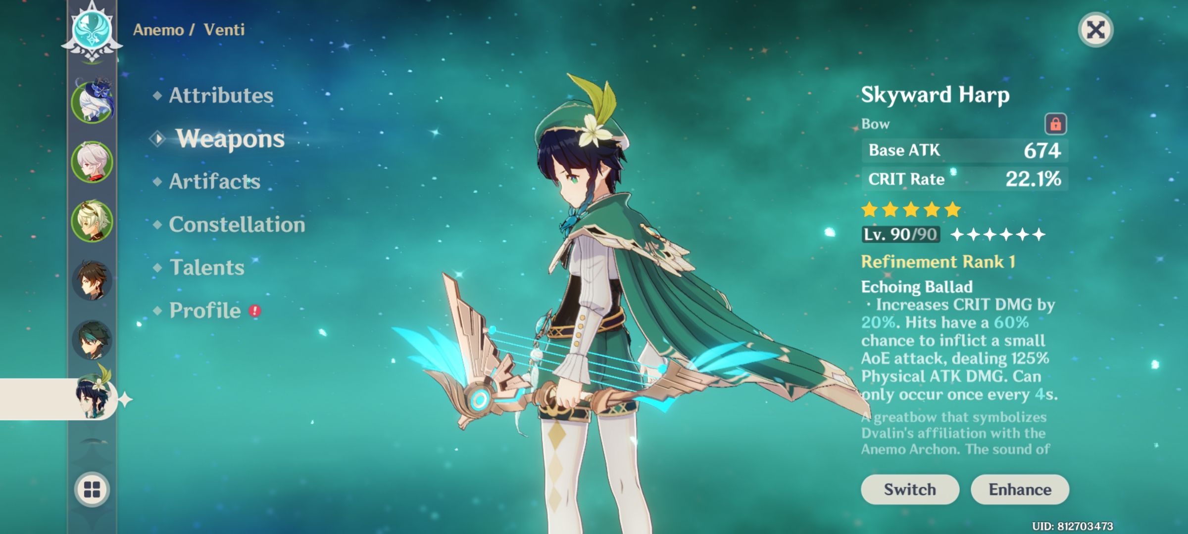 Elegy or Skyward Harp? Genshin Impact | HoYoLAB