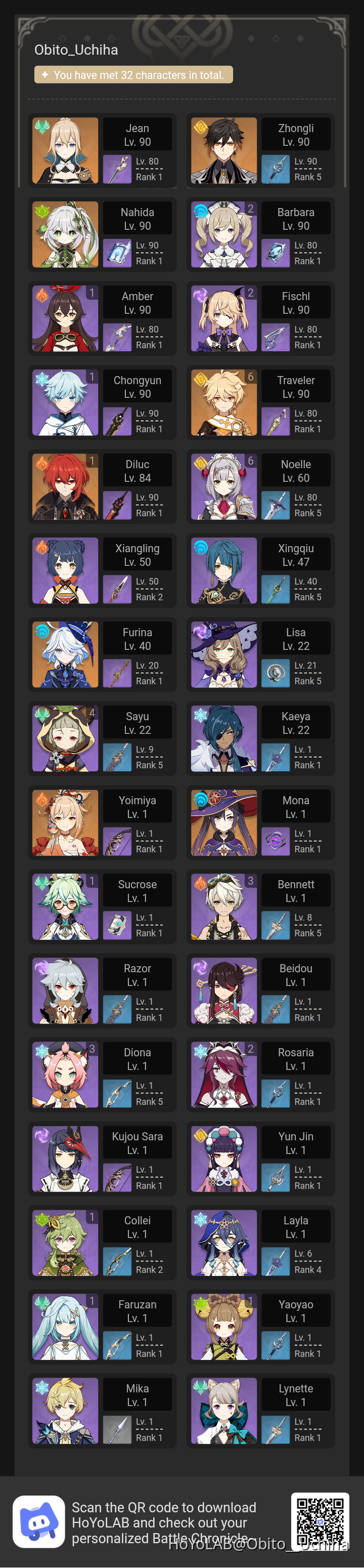 Character Level Up Suggestions Genshin Impact | HoYoLAB