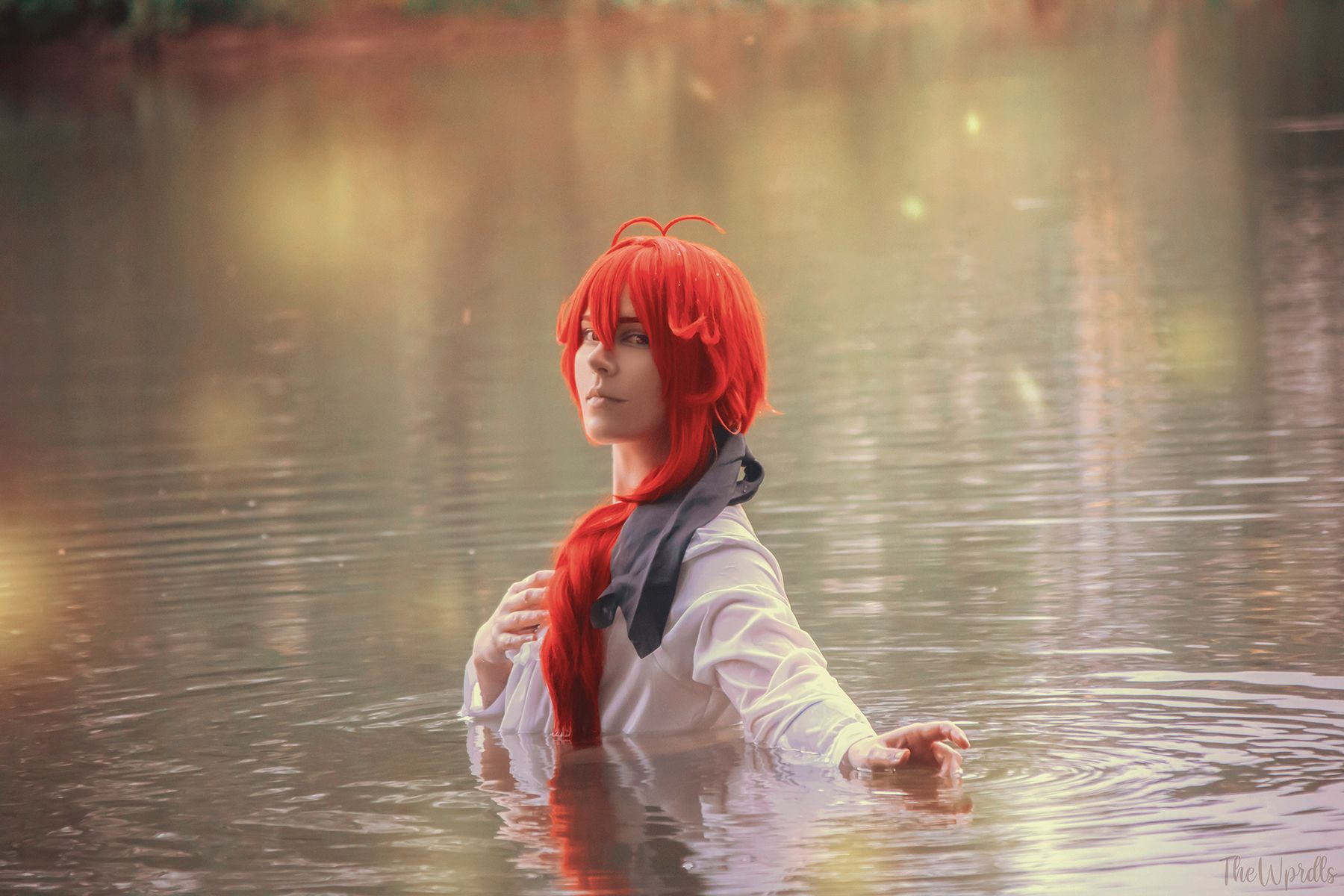 Diluc swimming in the lake 🔥 Genshin Impact | HoYoLAB