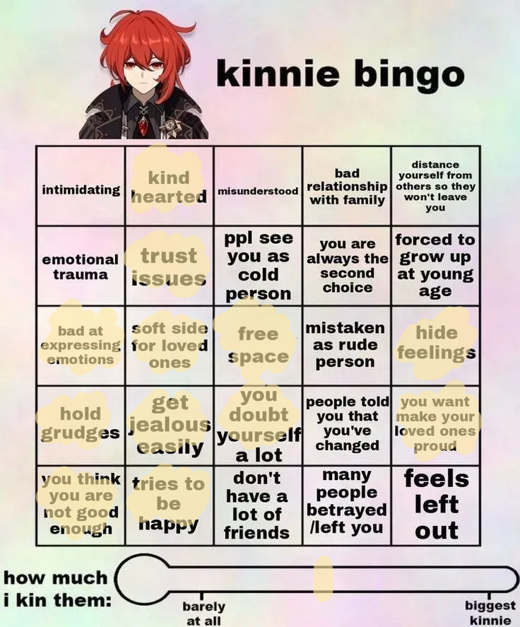 Kinnie bingo! Genshin Impact | HoYoLAB
